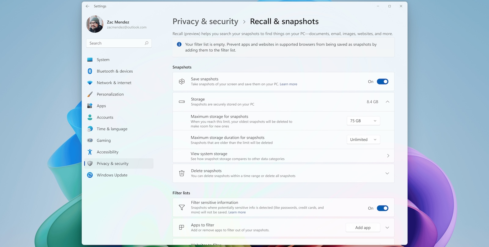 マイクロソフト、Copilot+ PCを搭載したWindows Insidersにリコール機能を展開 - PRSOL:CC